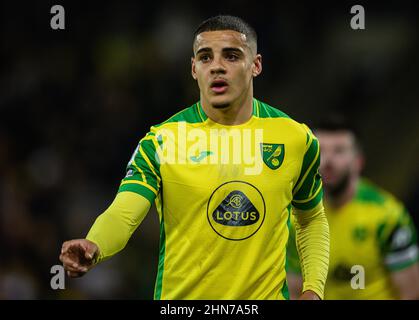 Max Aarons (2) of Norwich City during the Premier League match between ...