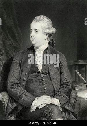 Edward Gibbon; Decline and Fall of the Roman Empire; the spines of the ...