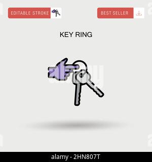 Door holder icon simple vector. Lock handle. Latch metal Stock Vector ...