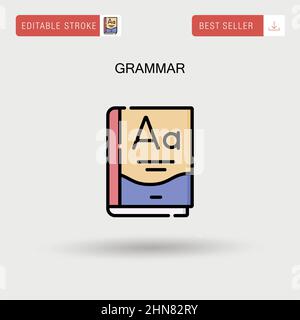Grammar concept icon Stock Vector Image & Art - Alamy