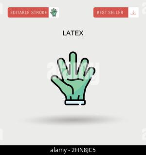 Icon for latex, material Stock Vector Image & Art - Alamy