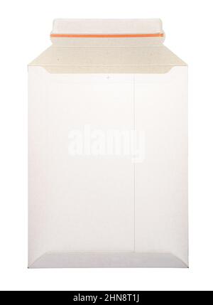 White envelope C4 isolated background. top view Stock Photo - Alamy