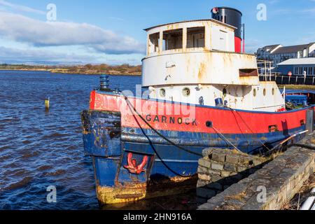 The funnel of the tug Garnock at Irvine harbour Stock Photo - Alamy
