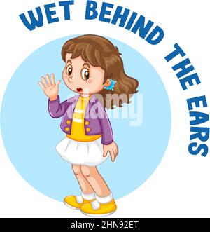 English idiom all ears template illustration Stock Vector Image & Art ...