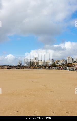 Beautiful beaches and nice weather in Portimao, Portugal during ...