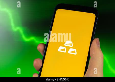 XAU gold metal logo, stock trade and price chart, red finance ...