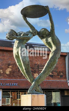 The Light Source Statue, Potteries Museum and Art Gallery, Hanley ...