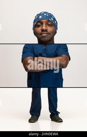 Composite image of virus background Stock Photo - Alamy