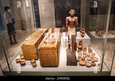 Turin. Italy. Egyptian statue of Aanen, second priest of Amon. New ...