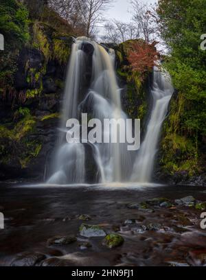Posforth Gill waterfall, North Yorkshire Stock Photo - Alamy
