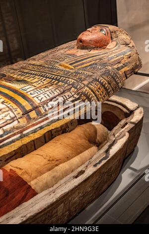 Turin. Italy. Egyptian statue of Aanen, second priest of Amon. New ...
