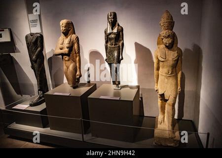 Turin. Italy. Egyptian statue of Aanen, second priest of Amon. New ...