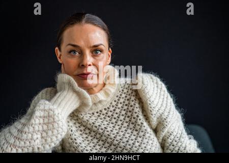 Oslo, Norway. 15th Feb, 2022. Oslo 20220215.Actress Ellen Birgitte ...