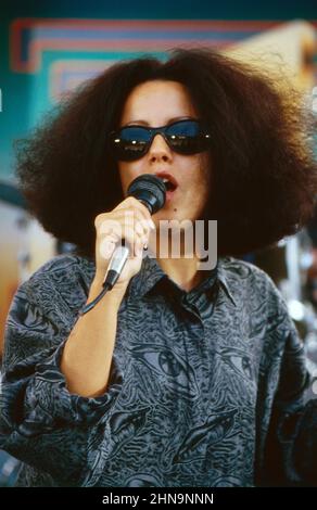 Matia Bazar, italienische Pop-Gruppe mit Sängerin Antonella Ruggiero ...