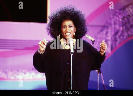 Patti LaBelle, amerikanische R&B und Soulsängerin, TV-Auftritt circa ...