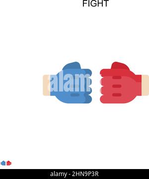 People fight virus concept. Vector Illustration Stock Vector Image ...