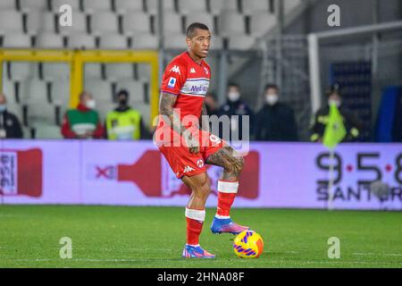 La Spezia, Italy. 14th Feb, 2022. Fiorentina's Alvaro Odriozola during ...
