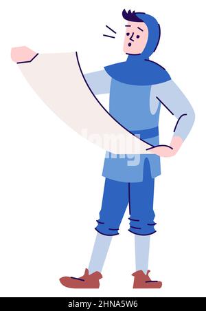 Town Crier Vector Illustration Stock Vector Image & Art - Alamy