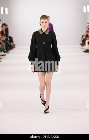 Model Maike Inga walks on the runway during the Dries Van Noten Ready ...