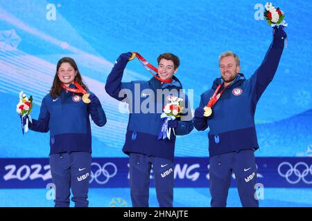 Gold medalists United States' Christopher Lillis (5-3) and Connor ...