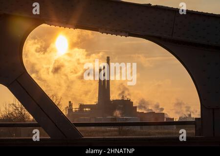 River Rouge, Michigan - DTE Energy's River Rouge power plant. The coal ...