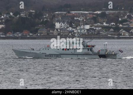 The UK Border Force customs cutter Vigilant Stock Photo - Alamy
