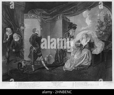 Olivia, Maria and Malvolio in Olivia's House from Shakespeare's Twelfth ...