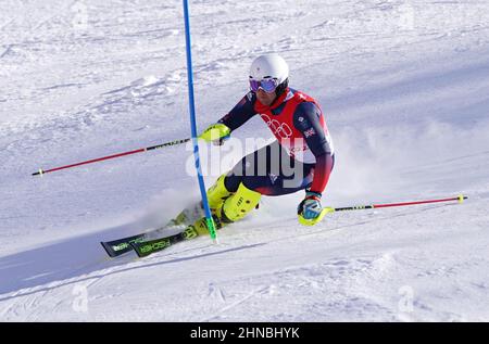 Britain's Dave Ryding competes in an alpine ski, men's World Cup slalom ...