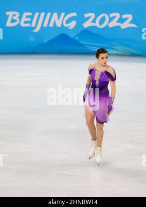 Kamila VALIEVA from Russia, during Ladies Free program at the ISU World Junior Figure Skating ...