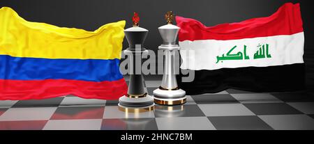 iraq flag, 3d flag, flag, 3d render,8k Stock Photo - Alamy