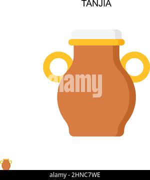 Tajine Simple vector icon. Illustration symbol design template for web ...