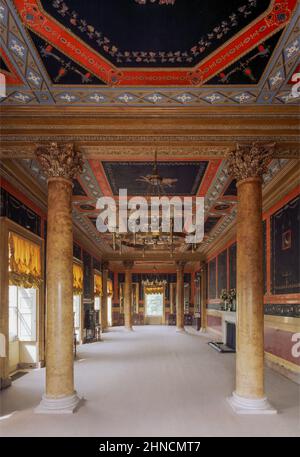 Packington Hall, 1772 nach Plänen von Josef Bonomi im ...