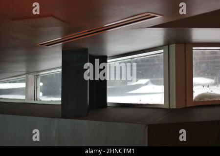 Modern contemporary architecture at IIT’s McCormick Student Center in ...