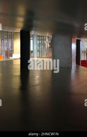 Modern contemporary architecture at IIT’s McCormick Student Center in ...