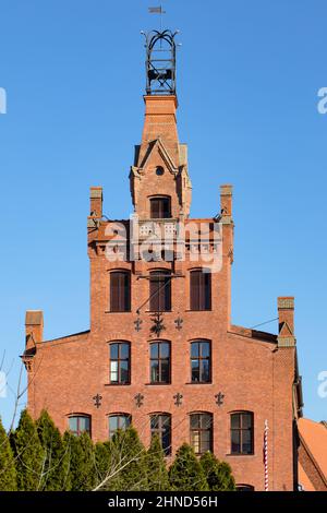Poznań, Poland - Fire station buildings in the old town, at the ...