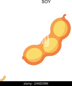 Soy Simple vector icon Stock Vector Image & Art - Alamy