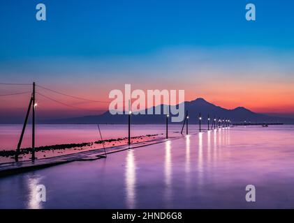 Nagabeta Seabed Road, Kumamoto Prefecture, Japan Stock Photo - Alamy