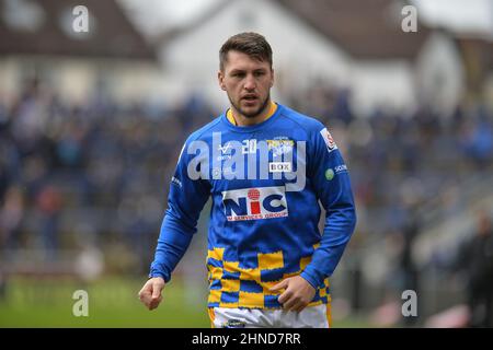 Tom Briscoe (2) of Leeds Rhinos during the warm up Stock Photo - Alamy