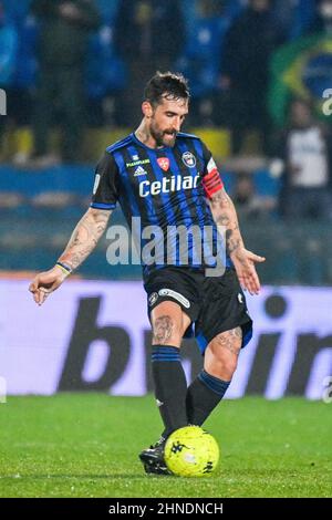 Pisa, Italy. 15th Feb, 2022. George Alexander Puscas (Pisa) during AC ...