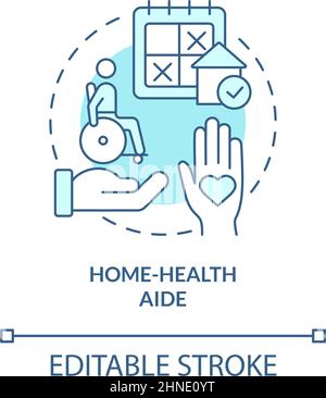 Home-health aide concept icon Stock Vector Image & Art - Alamy