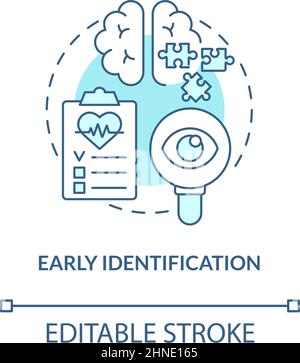 Early identification concept icon Stock Vector Image & Art - Alamy