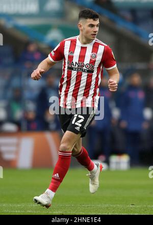 John Egan #12 of Sheffield United during the Sky Bet Championship match Sheffield United vs ...