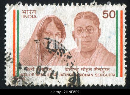 INDIA - CIRCA 1985: stamp printed by India, shows Jairamdas Doulatram ...