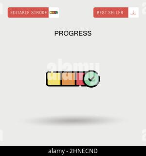 Progress, process indicator with 4 step. Progress bar, preloader (buffer) symbol. Gray plus 4 ...