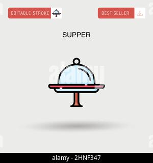 illustration of the last supper of Jesus Christ the savior and his ...