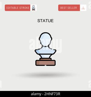 head sculpture museum icon Stock Vector Image & Art - Alamy