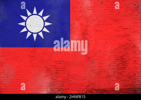 Flag of the Republic of China - Taiwan Stock Photo - Alamy