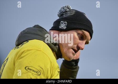 Wakefield, England - 13 February 2022 - Referee Marcus Griffiths during ...