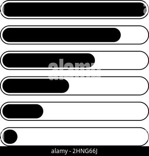 Progress bar. Steps, phases, level indicator. Yardstick meter. Rank ...