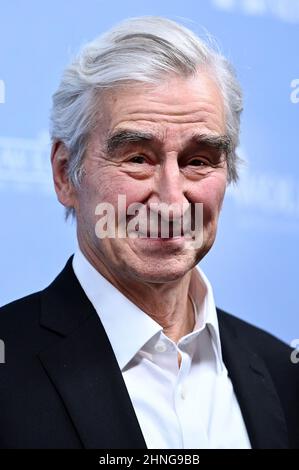Actor Sam Waterston attends the NBCUniversal "Law & Order" press junket ...